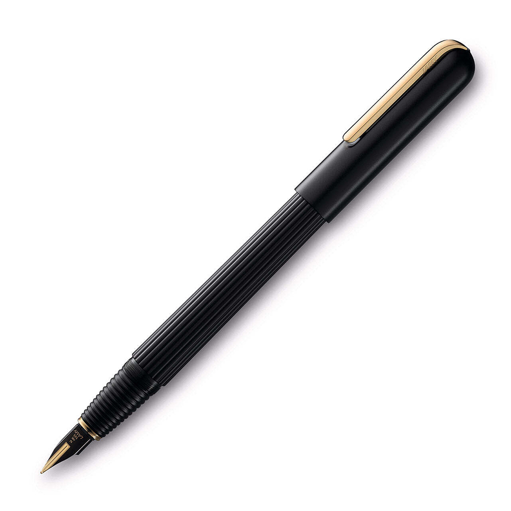 Lamy Imporium Fountain Pen Extra Fine Nib Tip Stationery - Black & Gold ...