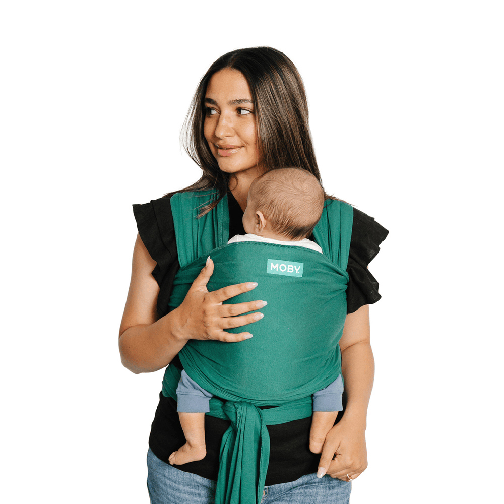 Moby Evolution Wrap Baby Viscose Body Carrier - Emerald - Online | KG ...