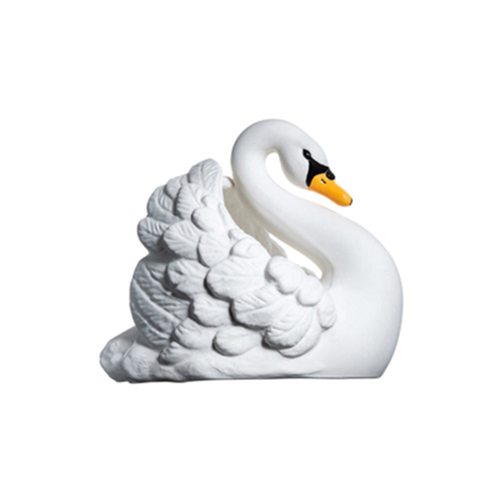 Natruba 8.5cm Rubber Swan Bath/Teether Toy Baby 0m+ White - Online | KG ...