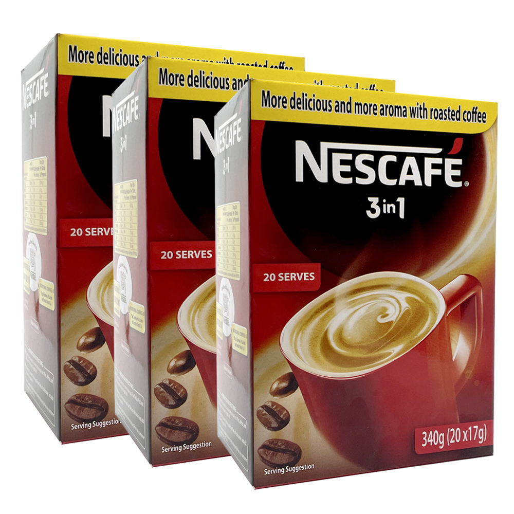 60pc Nescafe 3 In 1 Instant Coffee Sachets - Online | KG Electronic 60pc Nescafe 3 In 1 Instant Coffee Sachets - Online | KG Electronic