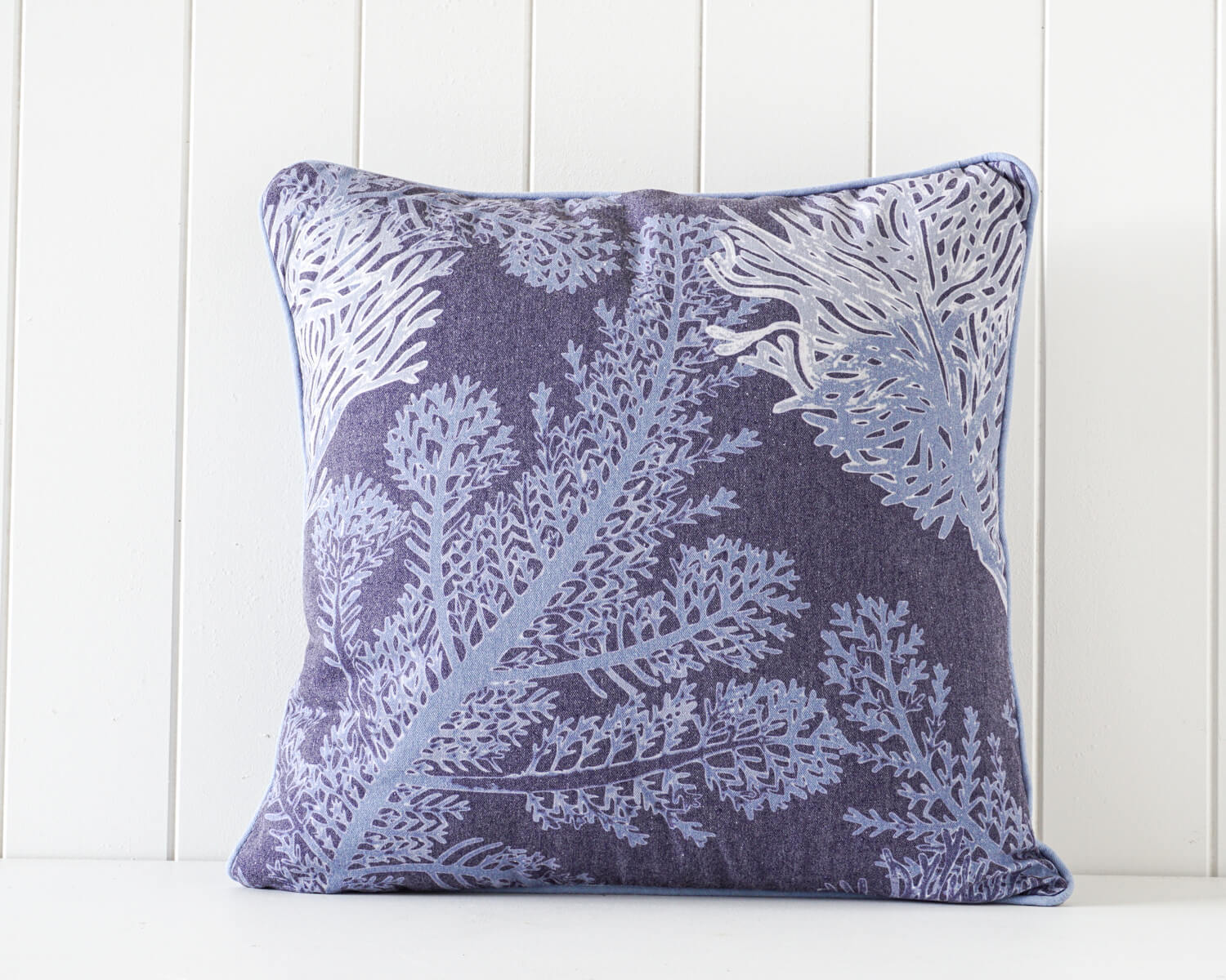 Rayell Indoor Square Cushion Ancient Vine Blue and Black 45x45cm ...