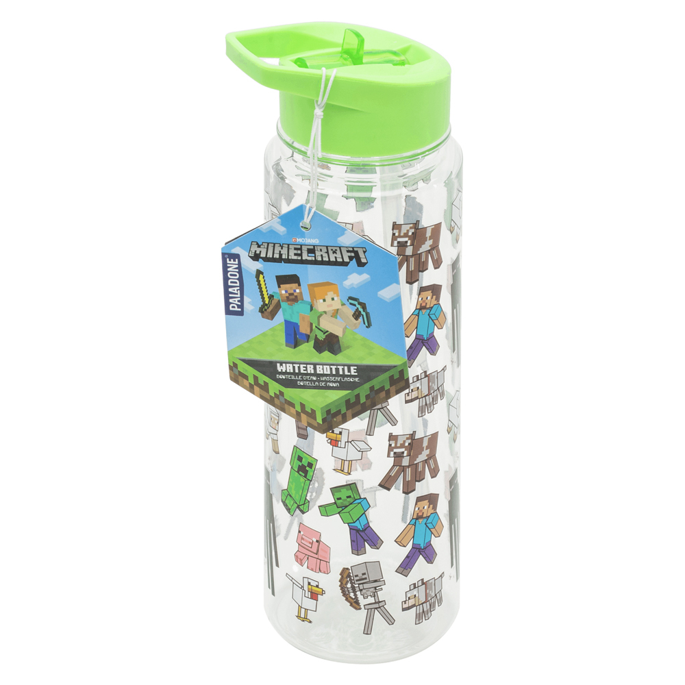 Paladone Minecraft Mobs Themed Water Bottle 600ml Green - Online | KG ...