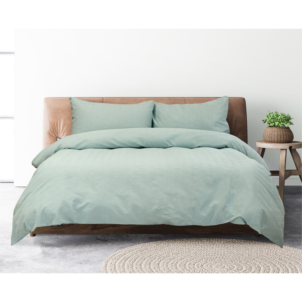 Ardor Boudoir King Size Everly Quilt Cover Bedding Set Eucalyptus ...