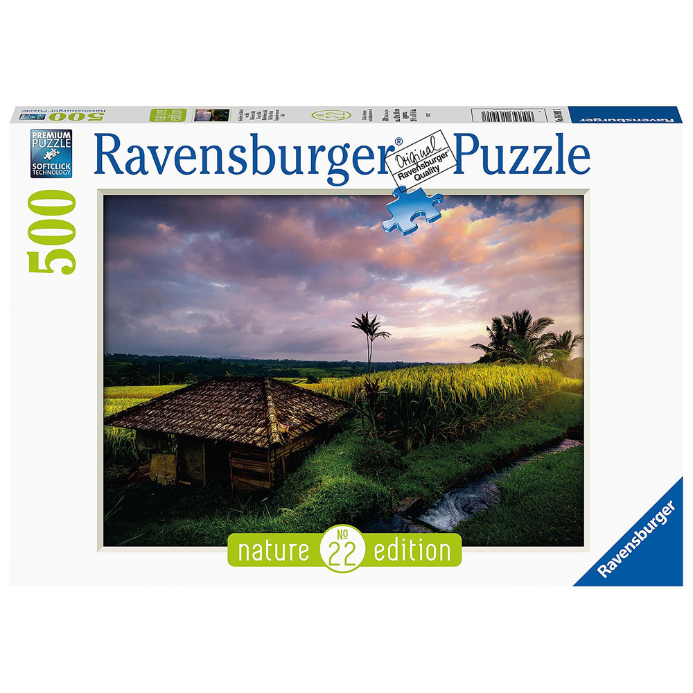 500pc Ravensburger Bali Rice Fields Jigsaw Puzzle - Online | KG Electronic