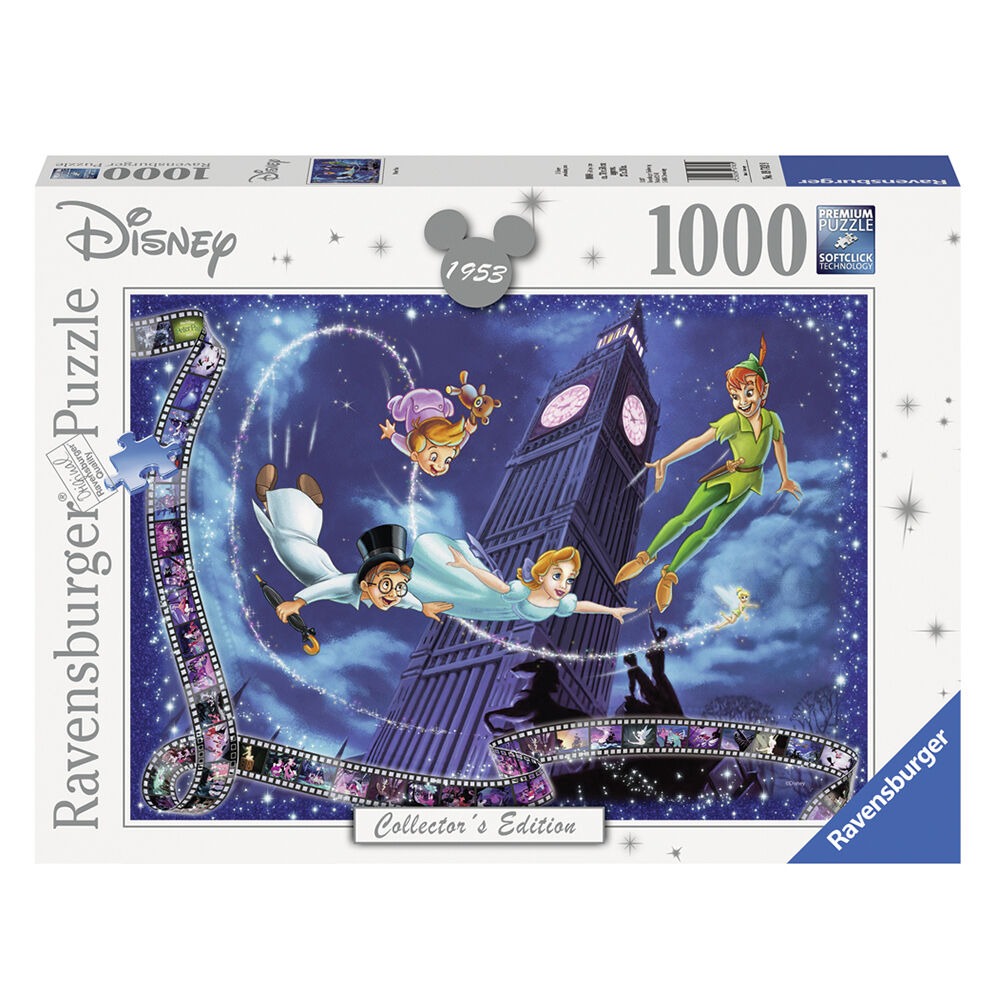 1000pc Ravensburger Disney Moments 1953 Peter Pan Puzzle 70x50cm 14y ...