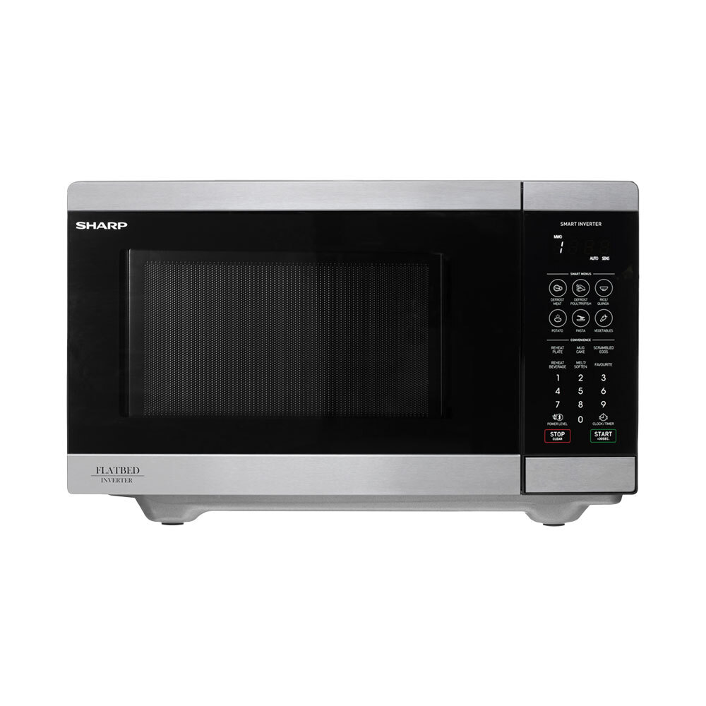 Sharp 26L Electric Flatbed Inverter Microwave Stainless Steel - Online ...