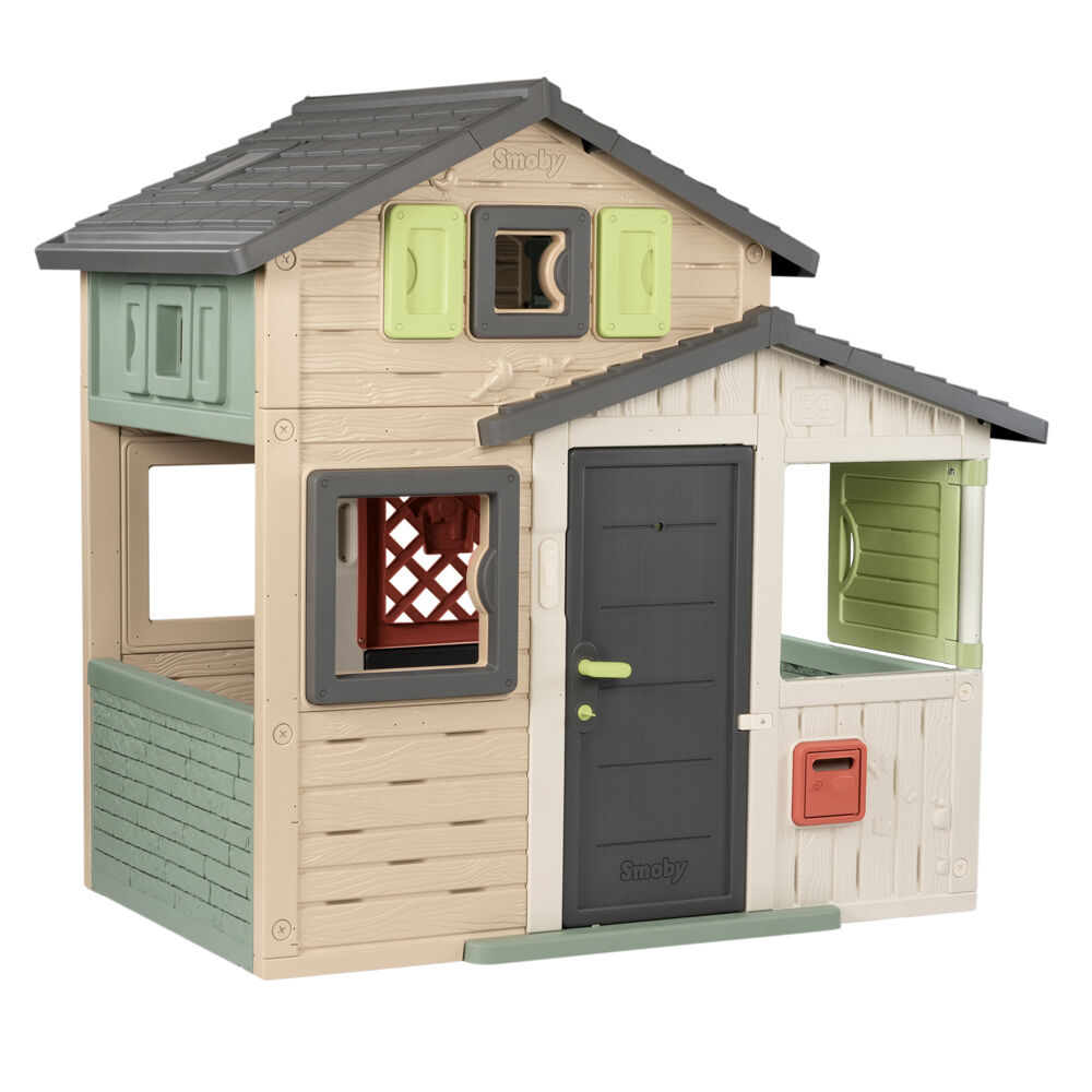 Smoby Life Friends Evo Playhouse 175.4cm Kids Outdoor Cubby House Toy ...