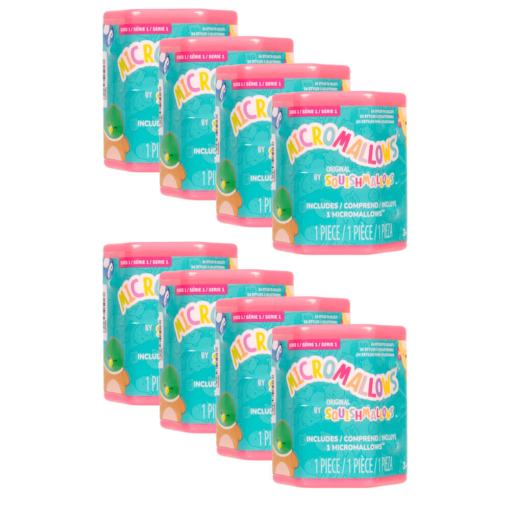 8PK Squishmallows 2.5in Micromallows Blind Capsule Collectible Kids Set ...