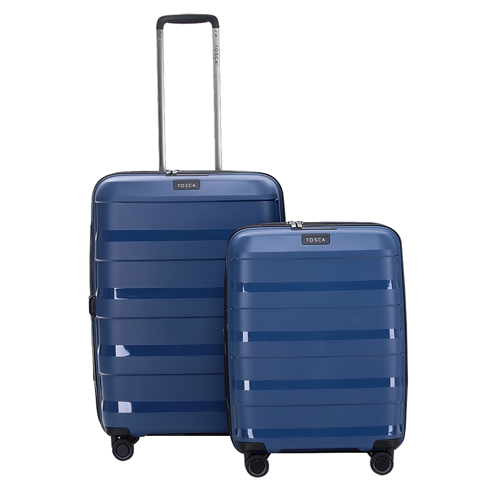 Tosca Comet 40L/20" & 88L/25" Hard Case Trolley Suitcase Combo Storm ...