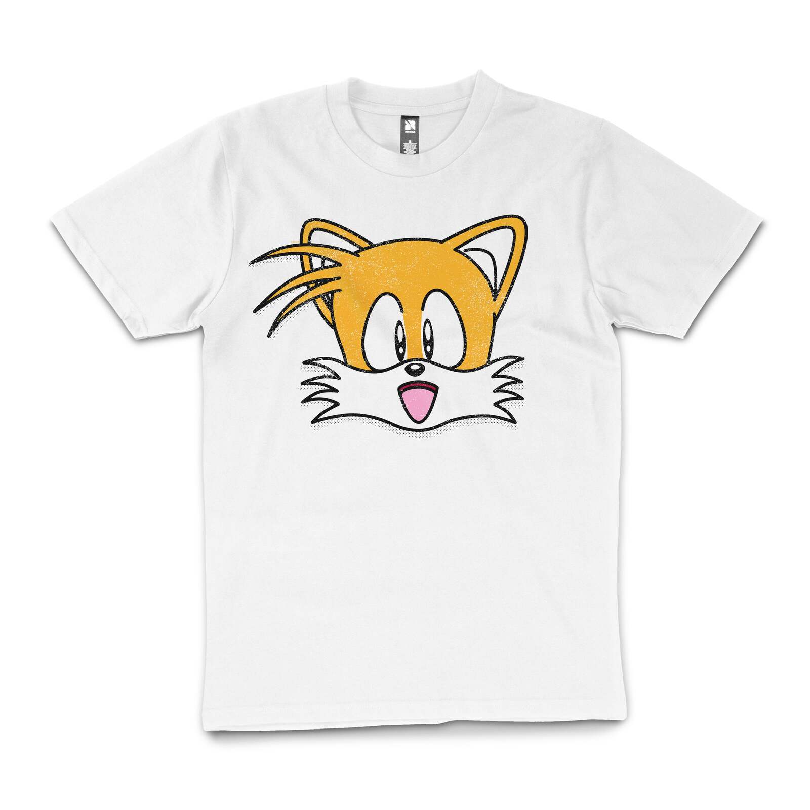 Sonic The Hedgehog Miles Tails 90s SEGA Cotton T-Shirt White Size 3XL ...