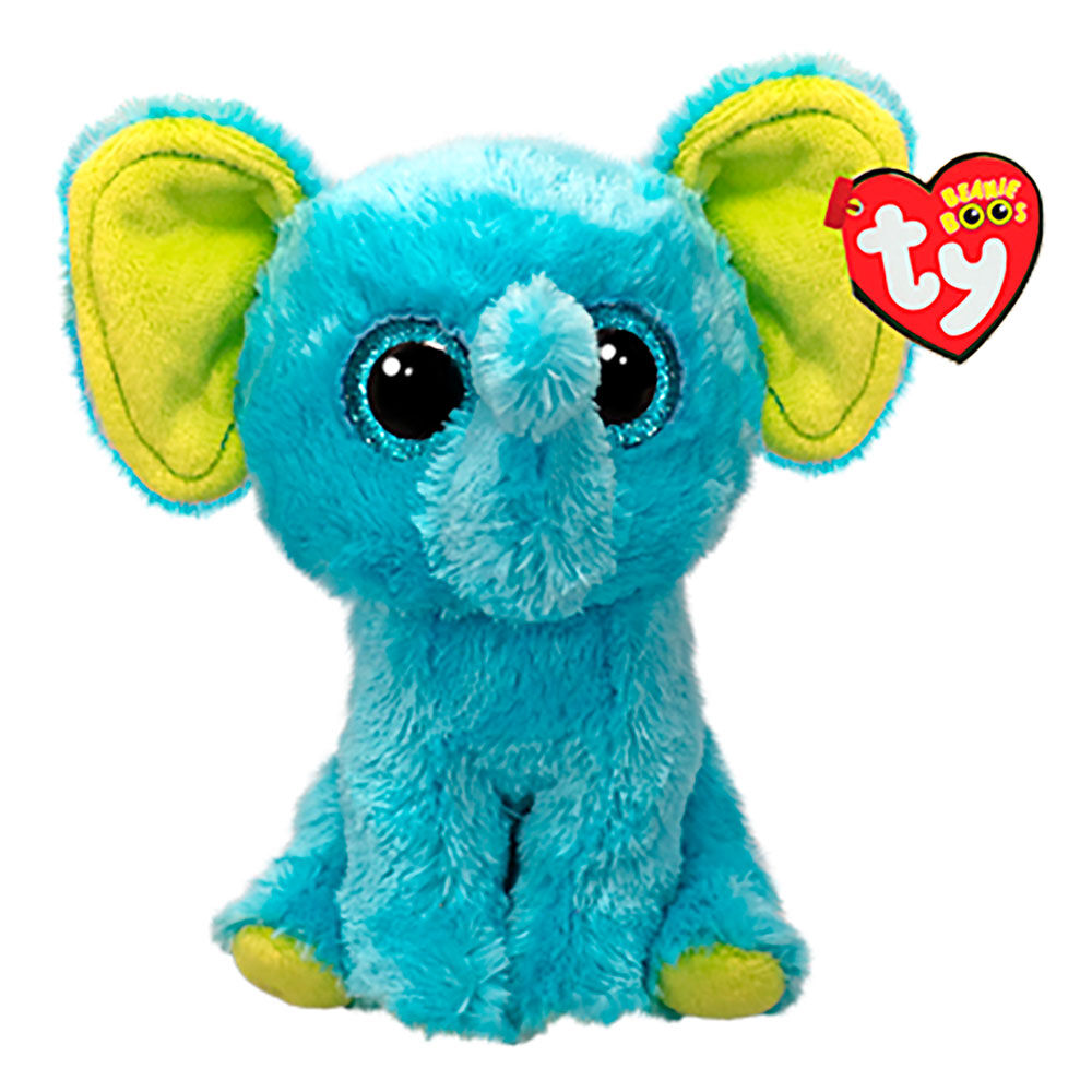 Ty Beanie Boos Trunkles Elephant Blue Plush Toy 15.5cm Regular 3y ...
