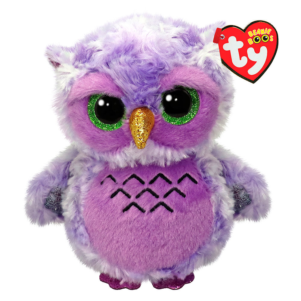 Ty Beanie Boos Owlivia Owl Purple Plush Toy 15.5cm Regular 3y+ - Online ...