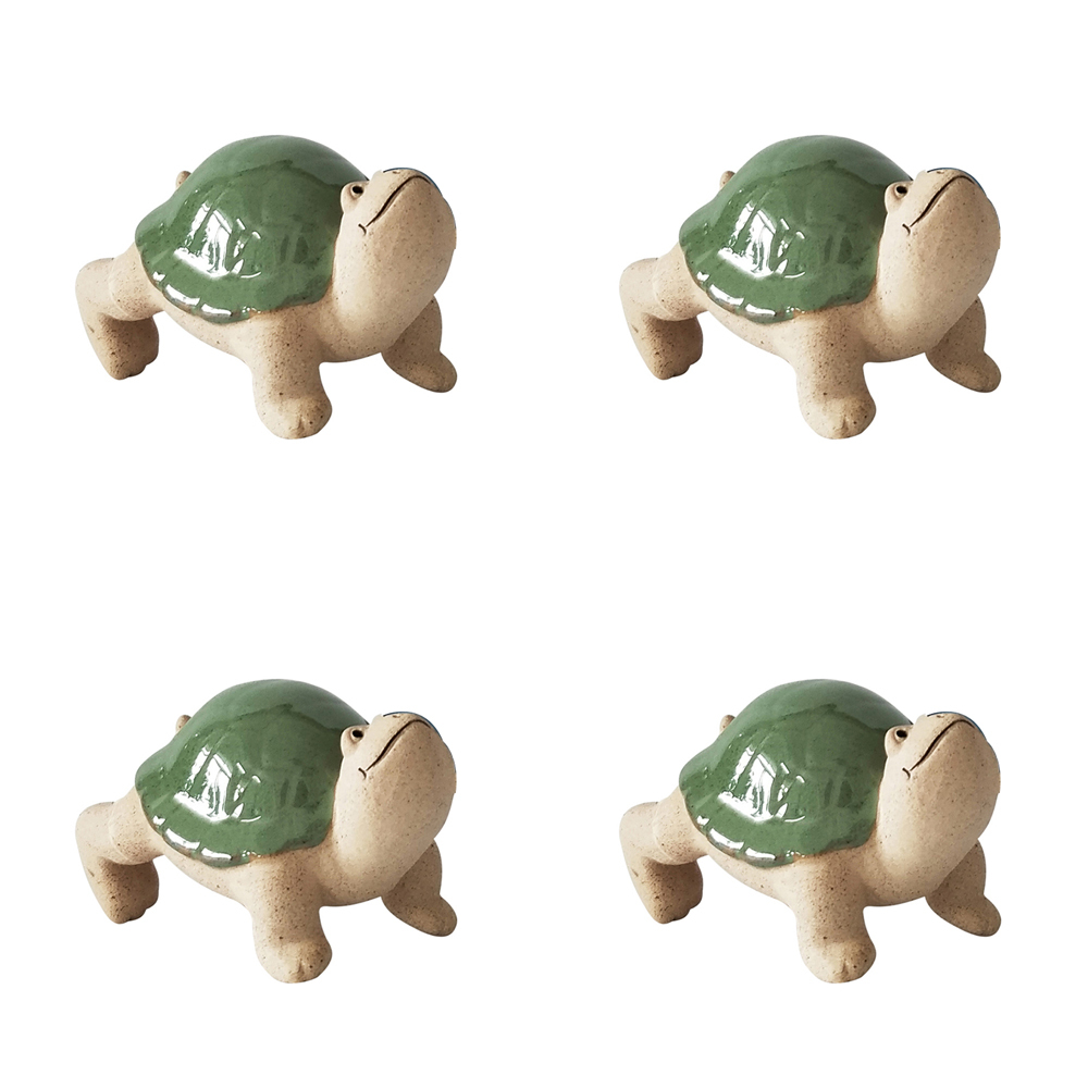 4x Urban 8cm Ceramic Turtle Pot Hanger Figurine - Assorted - Online ...