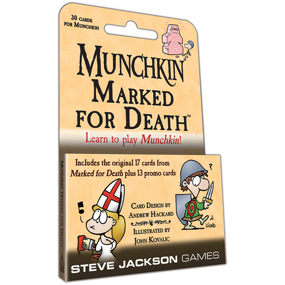 Steve Jackson Games Munchkin Marked For Death Tabletop Party Board Game ...
