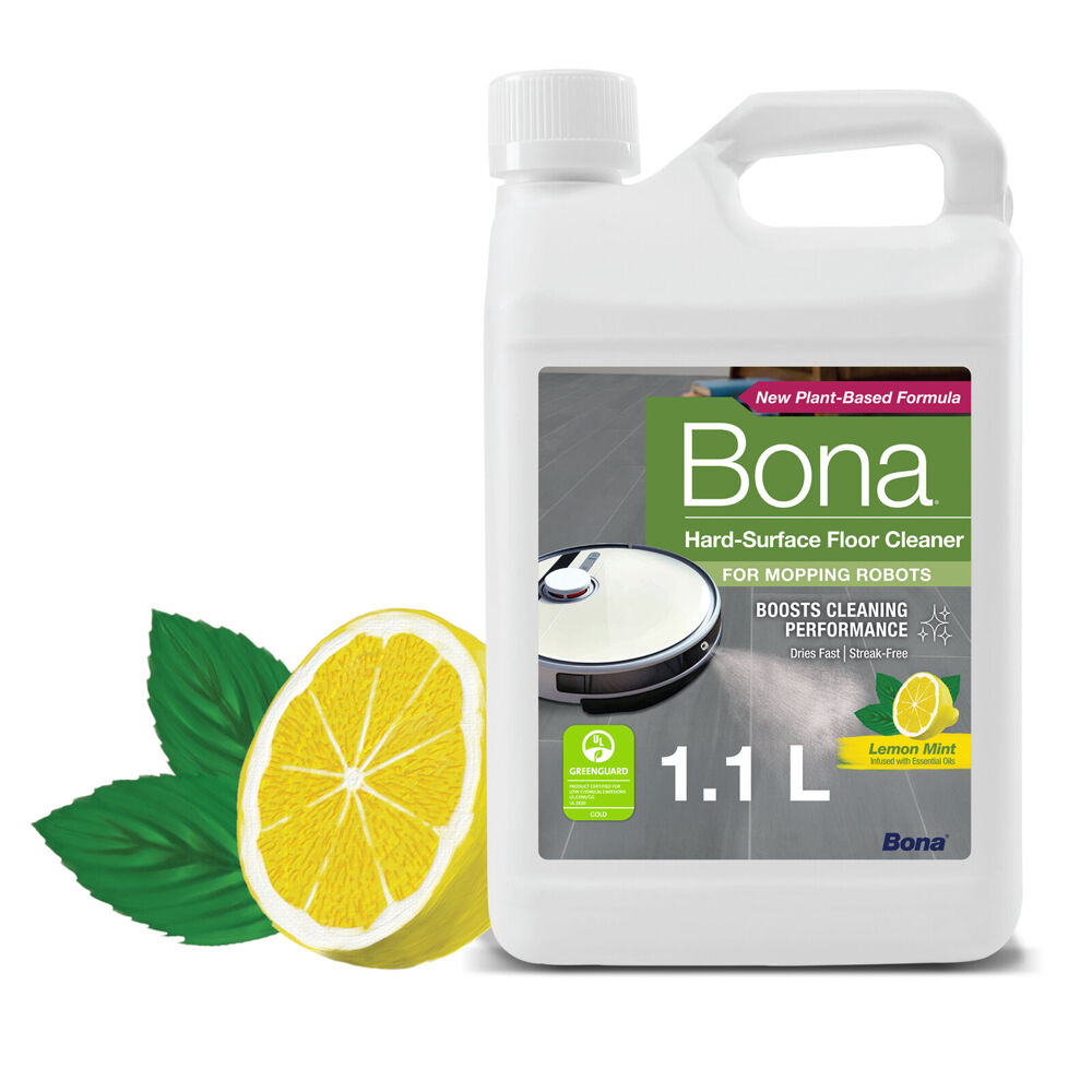 Bona Hard Surface Floor Cleaner For Mopping Robots 1.1L Laminate Vinyl ...