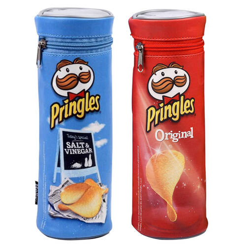 2pc Helix Pringles Pencil Case/Pouch Blue/Red - Online | KG Electronic