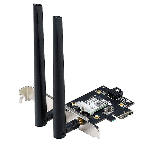 Asus PCE-AX3000 Dual Band Wi-Fi 6 Internet/Bluetooth 5.0 PCI-E Adapter ...